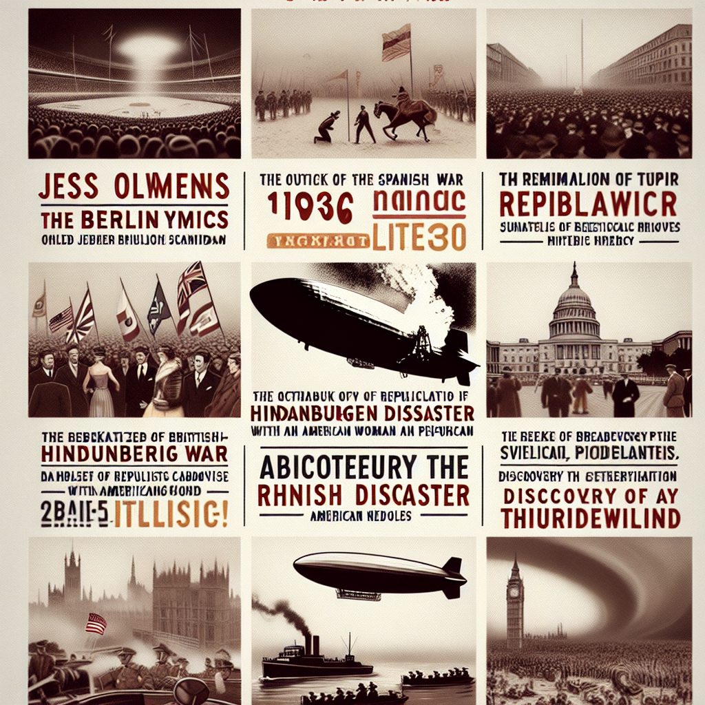 Top 20 begivenheder i år 1936 – top20.dk