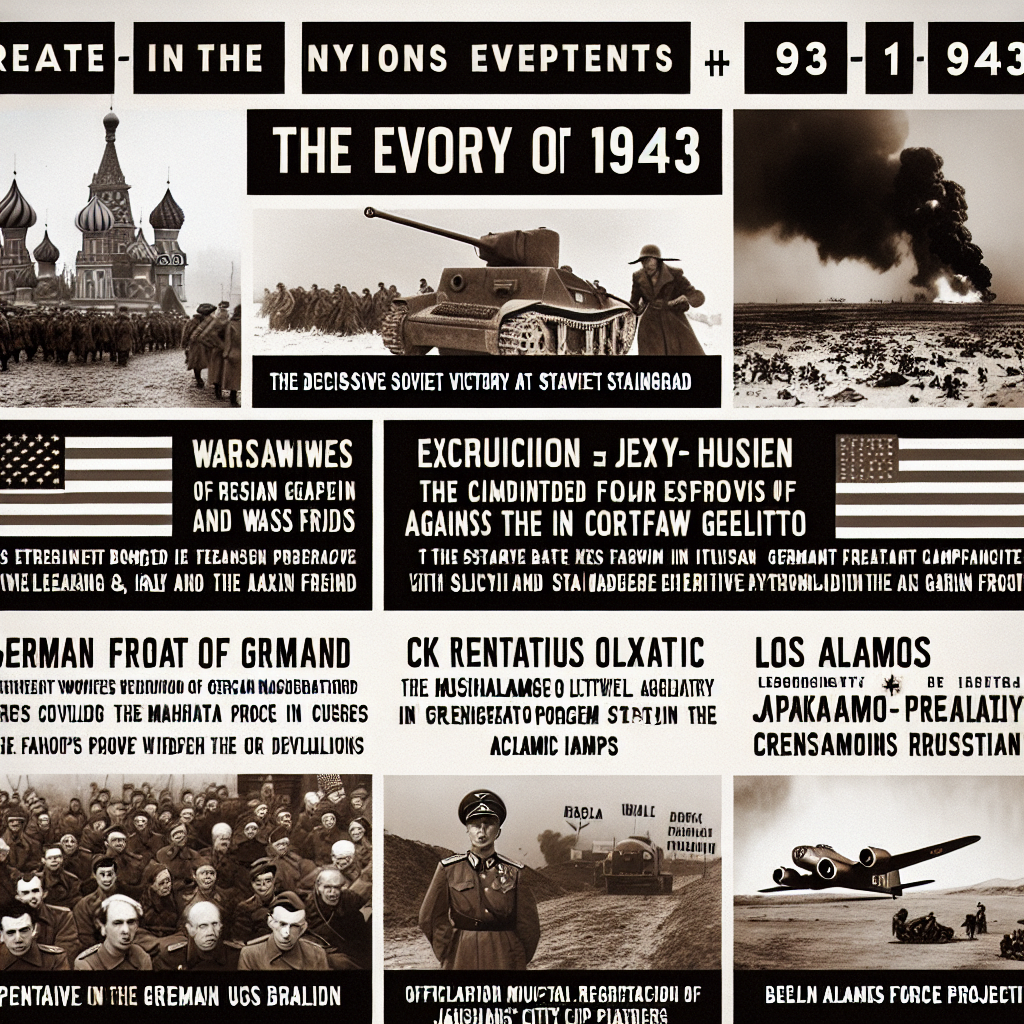 Top 20 begivenheder i år 1943 – top20.dk